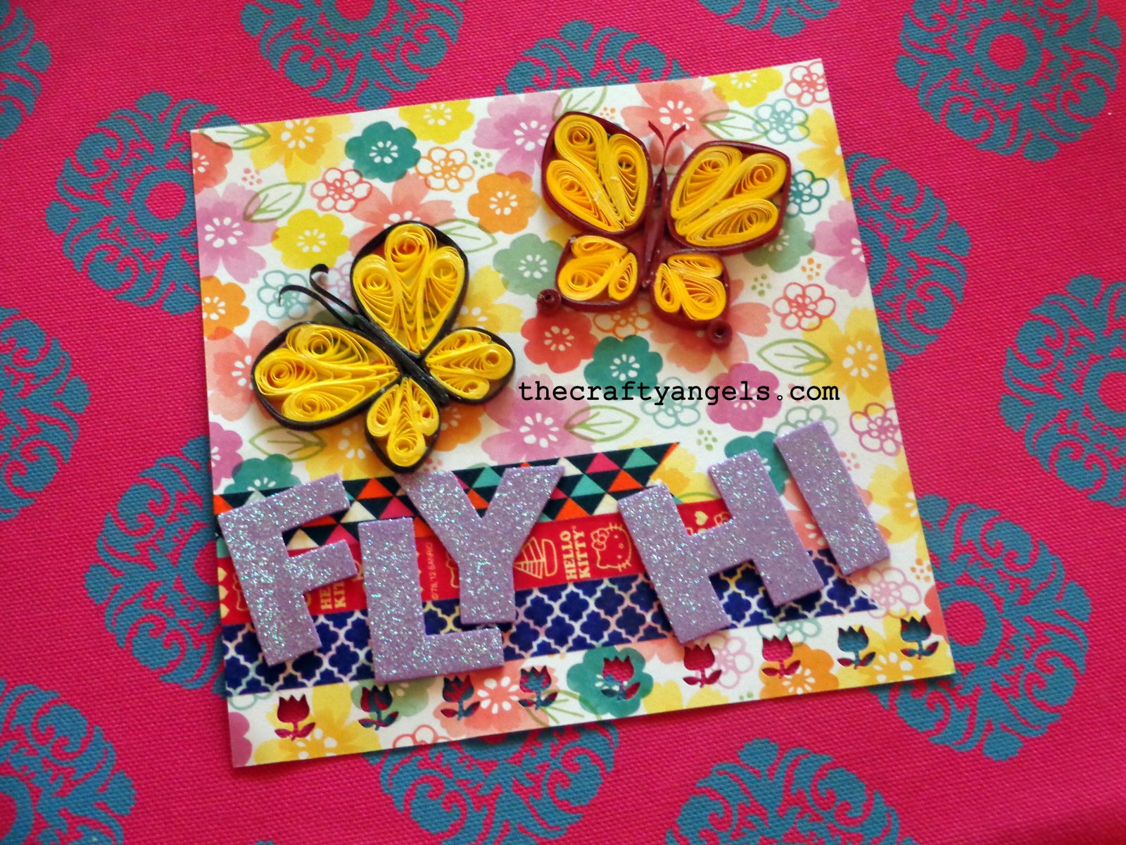 Quilling Butterfly Tutorial #4 » The Crafty Angels