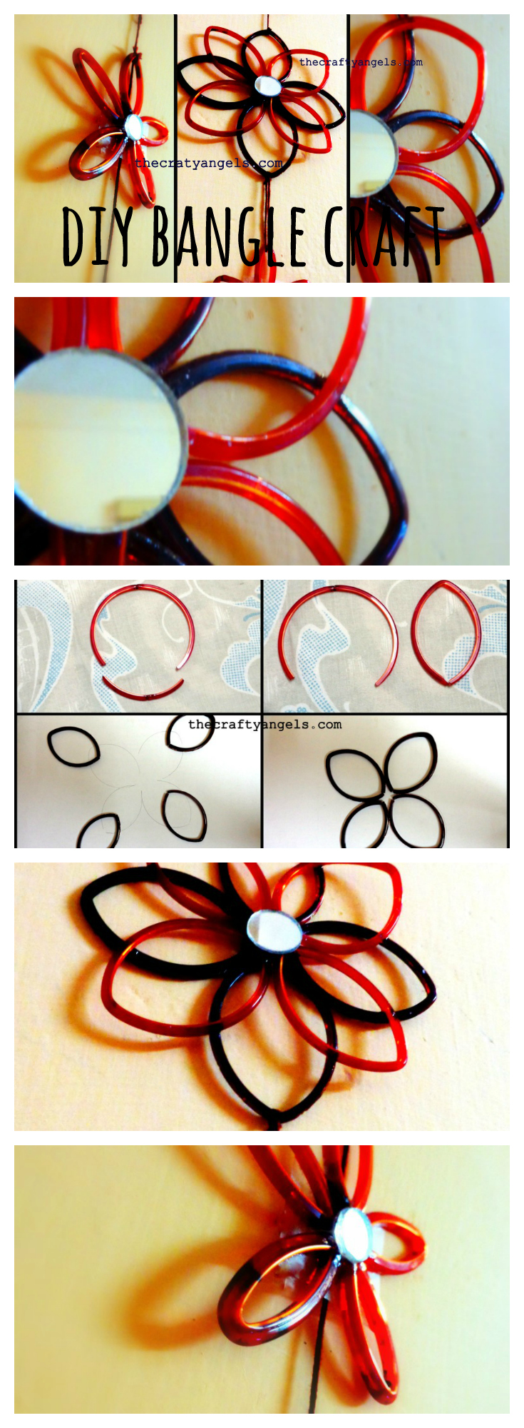 Bangle Craft Wall Hanging Tutorial #7 » The Crafty Angels