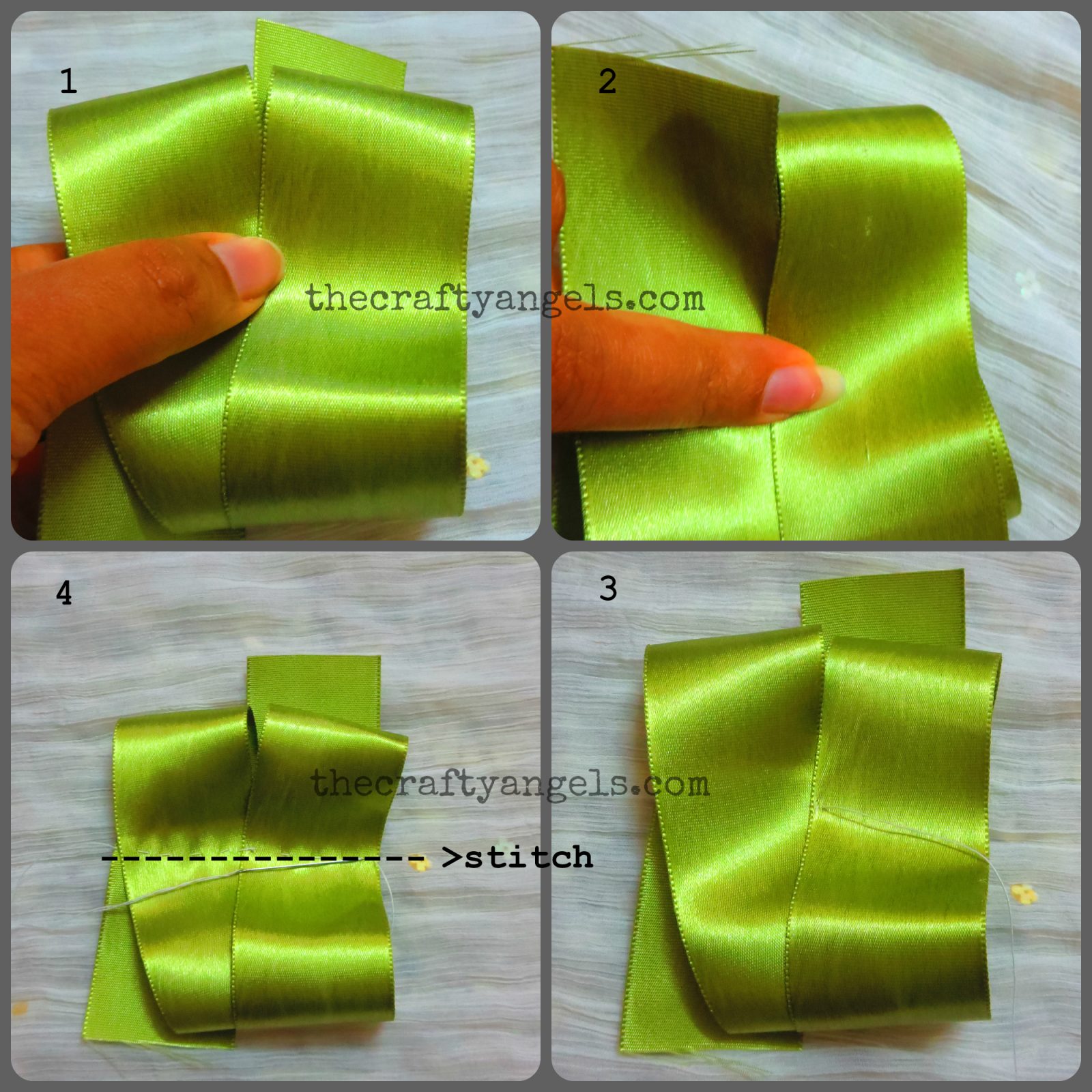 DIY Ribbon bows tutorial #9 » The Crafty Angels