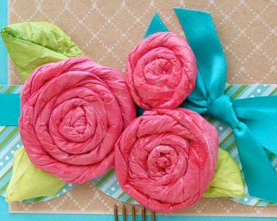 How to make Tissue Paper Rose Flowers #8 » The Crafty Angels