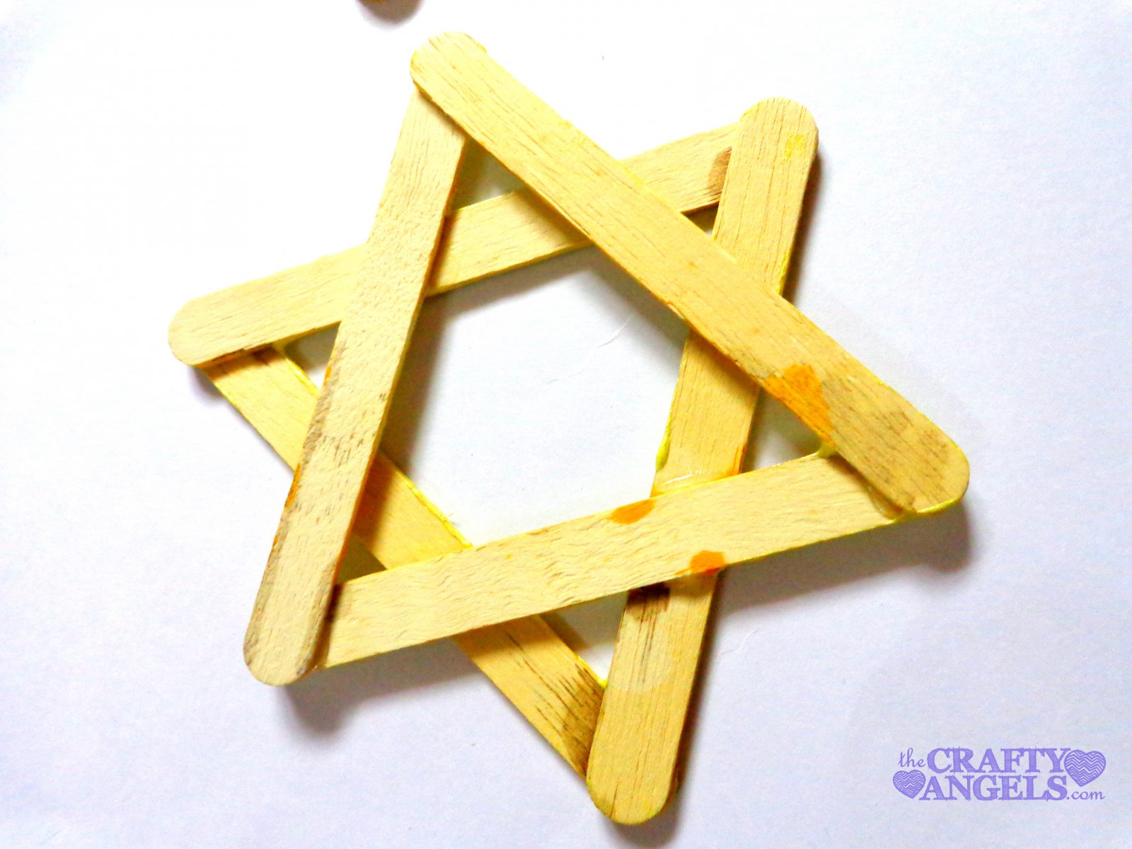 Popsicle craft : Christmas Popsicle star making #17 » The Crafty Angels