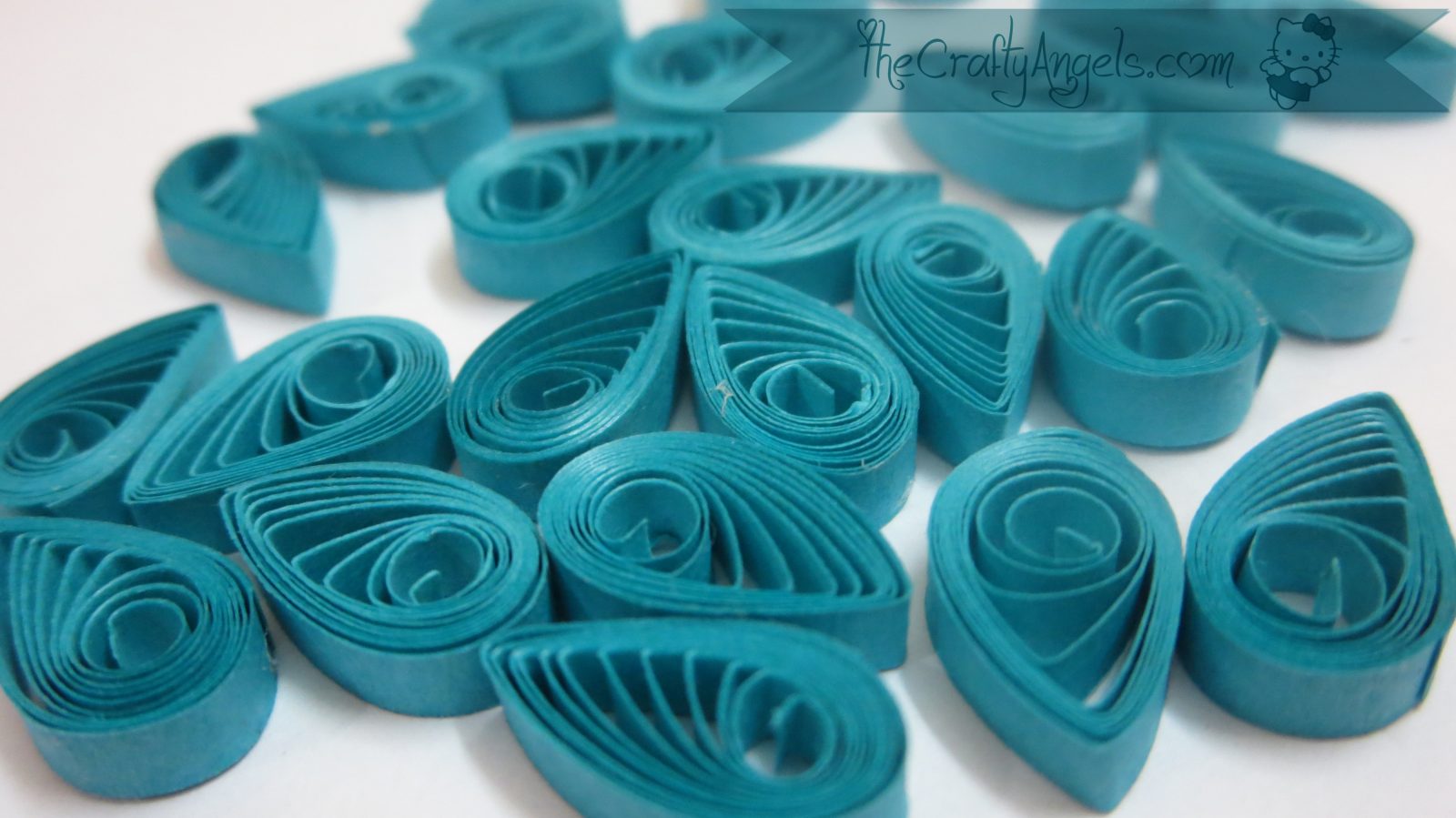 Basic Quilling instructions : Quilled Teardrop Shape » The Crafty Angels