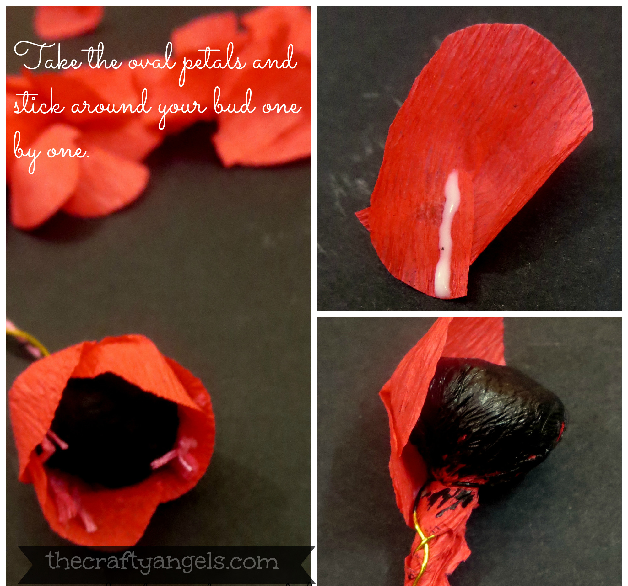 Easy Crepe Paper Flower Tutorial » The Crafty Angels