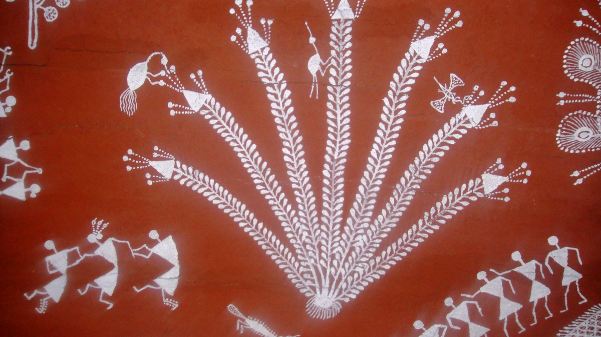 A Complete Warli painting Tutorial Guide » The Crafty Angels
