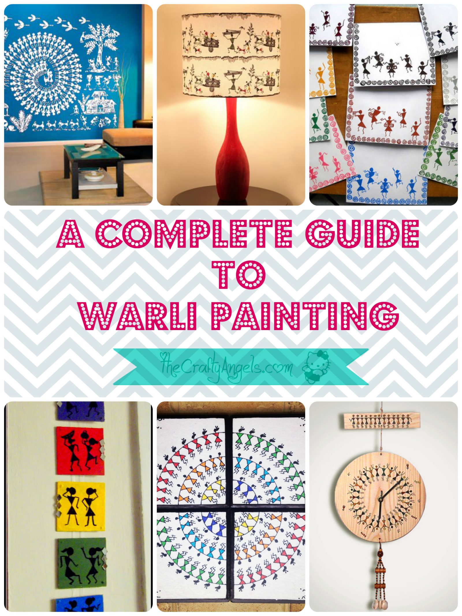 A Complete Warli painting Tutorial Guide » The Crafty Angels