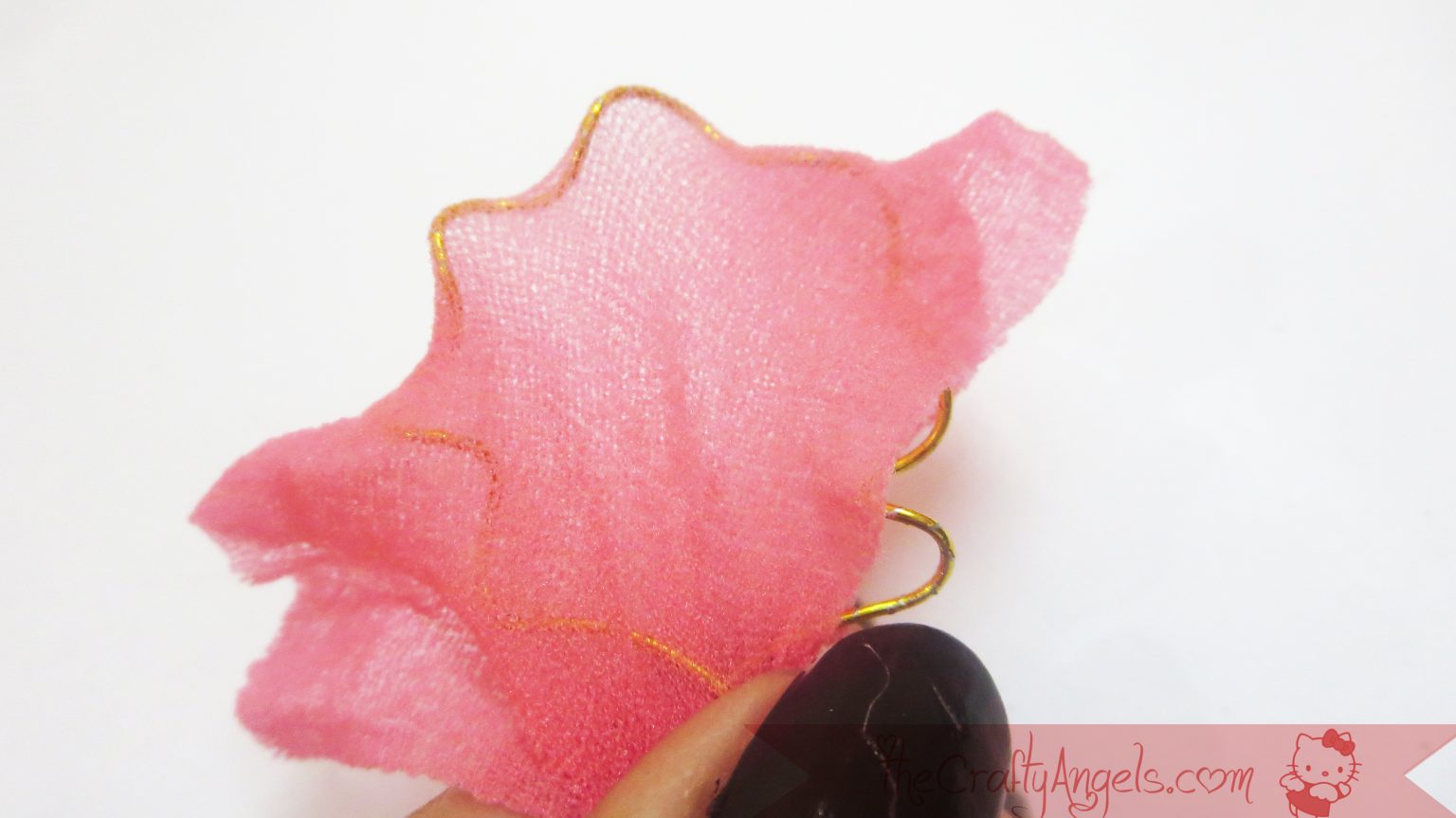 Easy Stocking Flower tutorial » The Crafty Angels