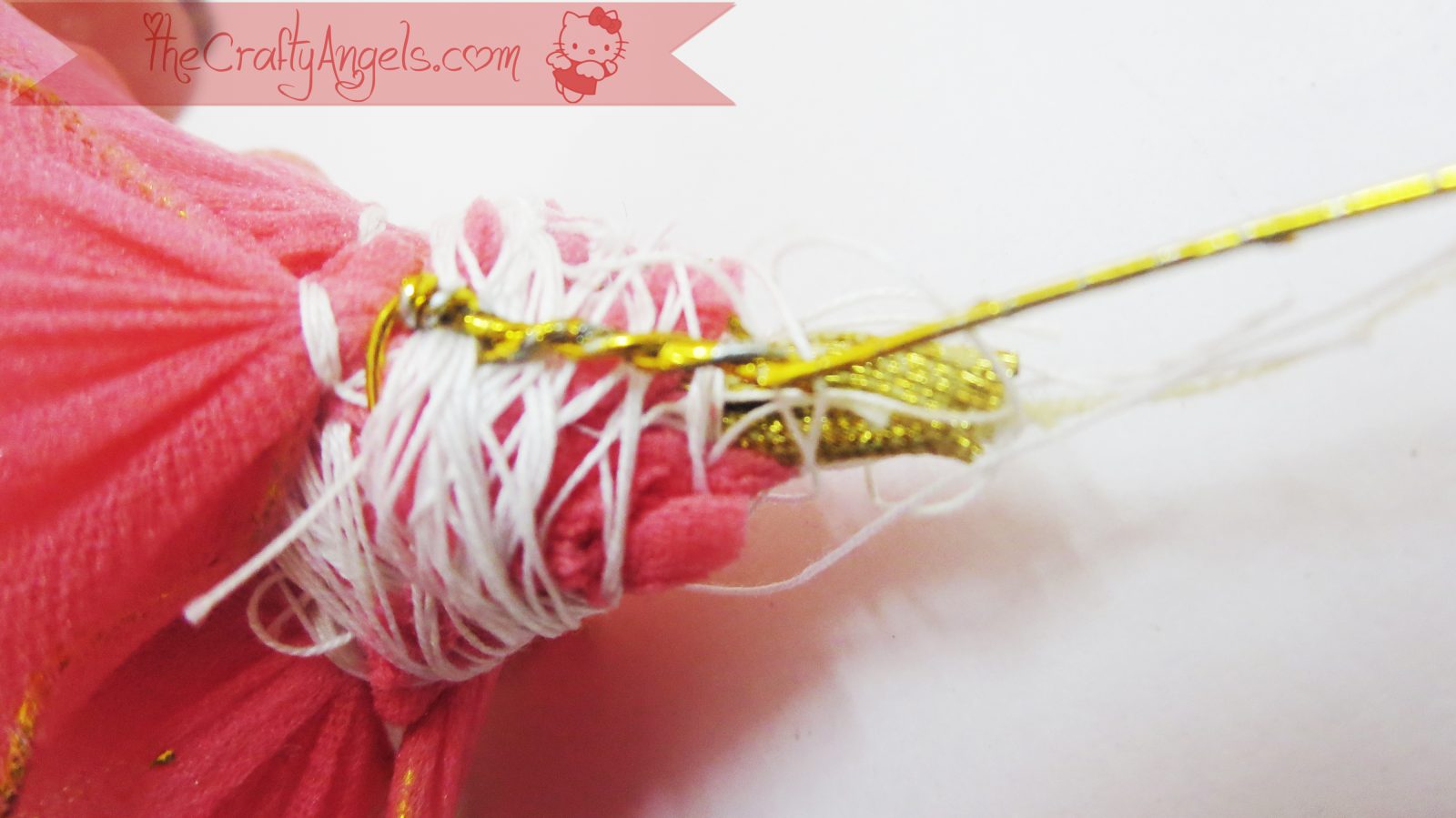 Easy Stocking Flower tutorial » The Crafty Angels