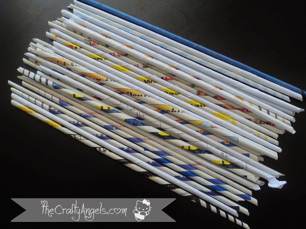 Newspaper Weaving Tray Tutorial » The Crafty Angels