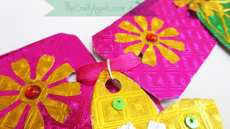 DIY mango leaf door toran tutorial » The Crafty Angels