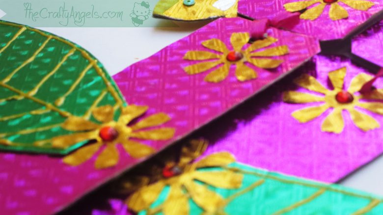 DIY mango leaf door toran tutorial » The Crafty Angels