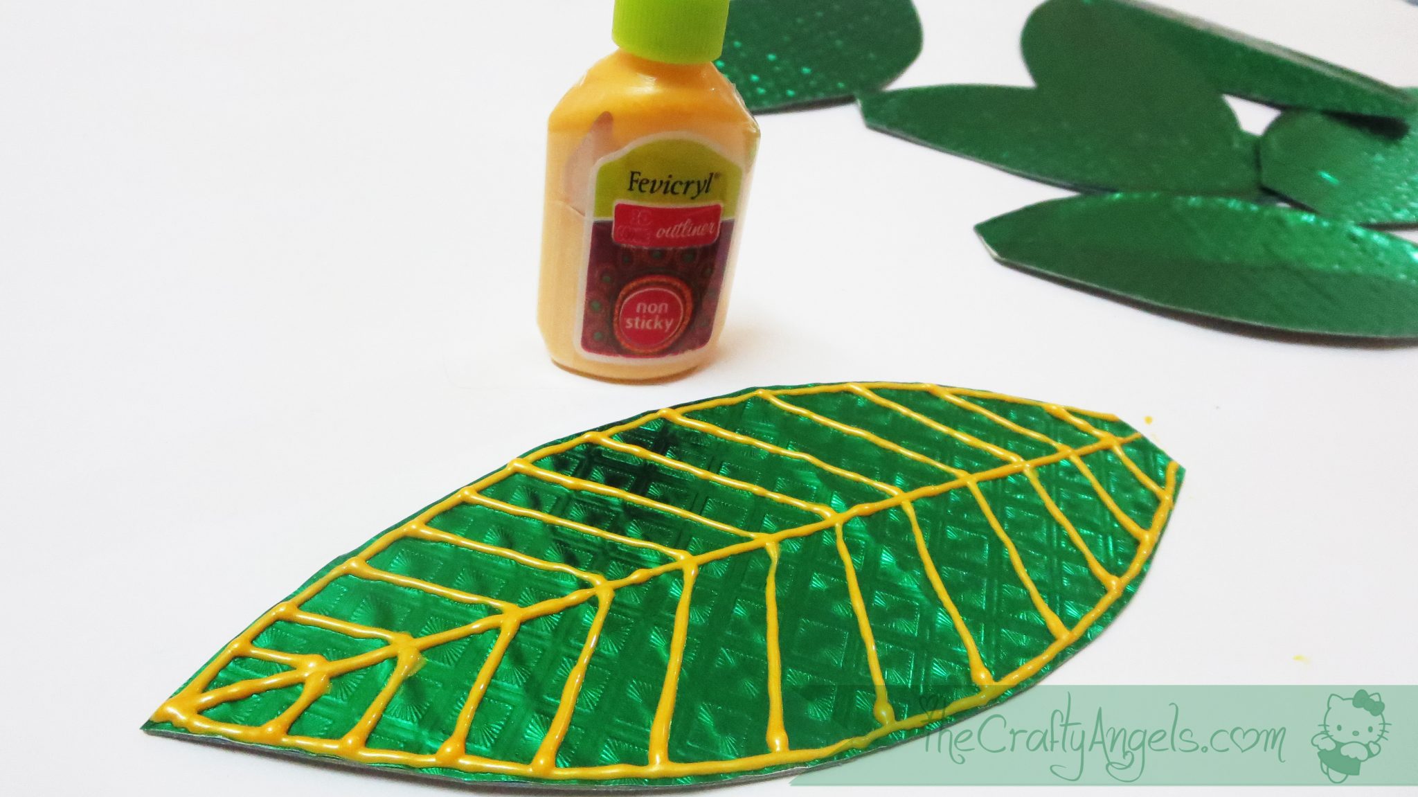 DIY mango leaf door toran tutorial » The Crafty Angels