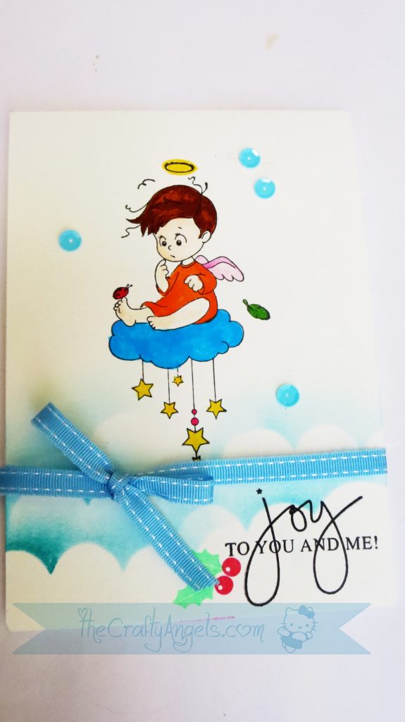 Handmade Angel Christmas Card » The Crafty Angels
