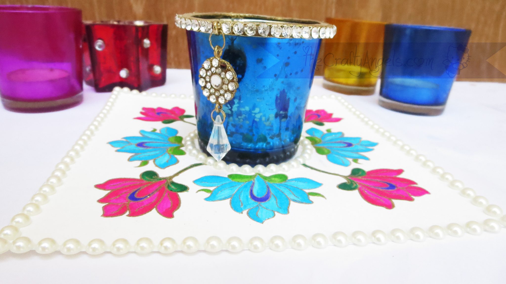 Handmade Diya Base : Altenew persian motif » The Crafty Angels