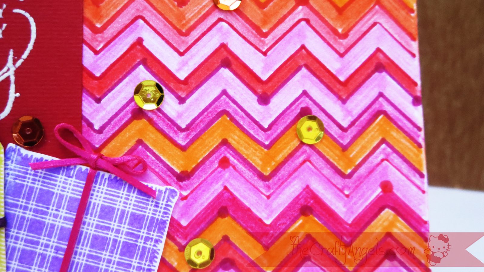 Handmade Christmas Card with gift boxes » The Crafty Angels