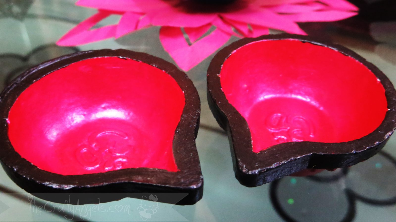 How to paint diya for diwali » The Crafty Angels