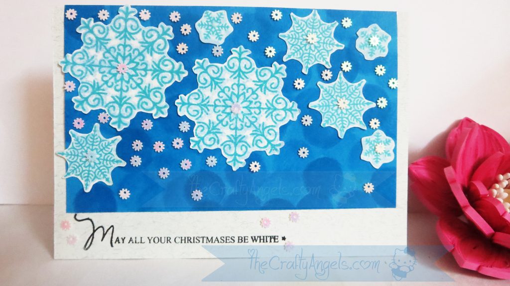 Snowflakes Christmas Card » The Crafty Angels