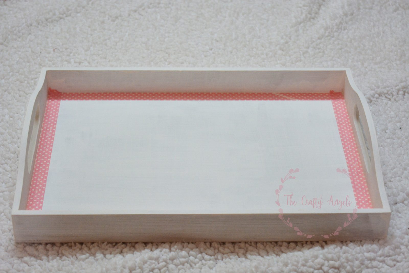 Decoupage Tray Tutorial » The Crafty Angels
