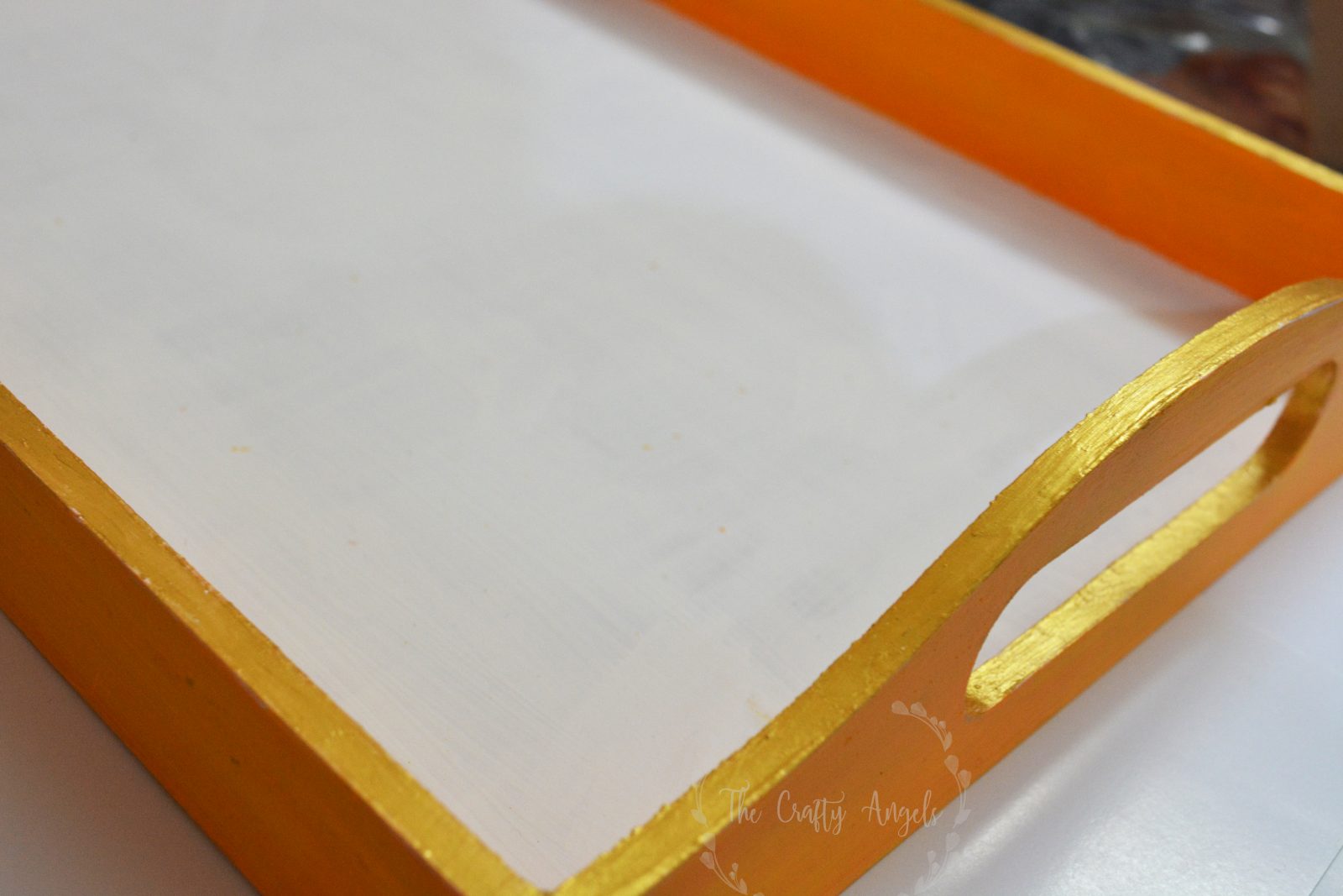 Decoupage Tray Tutorial » The Crafty Angels