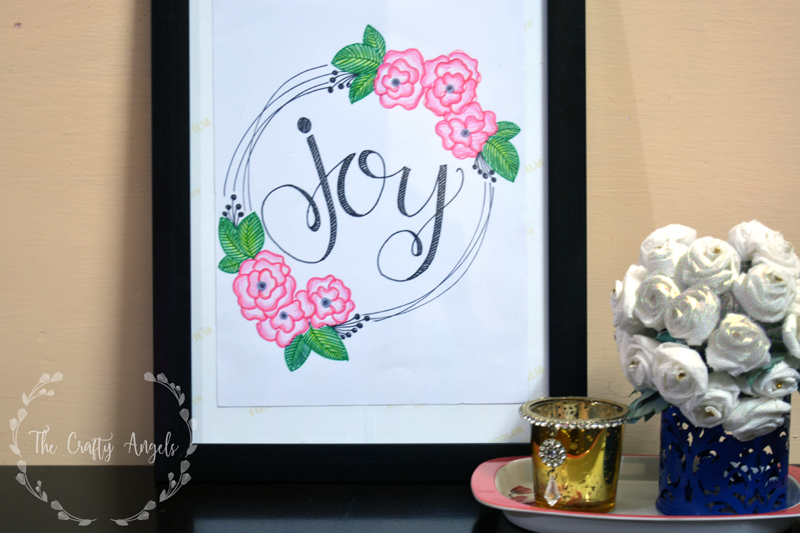 DIY Framed quotes as wall decor » The Crafty Angels