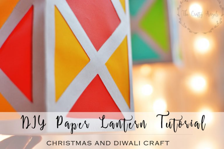 Colorful Paper Lantern Tutorial » The Crafty Angels