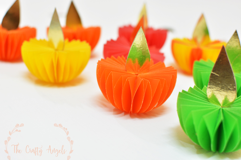 Diwali Craft – Paper Diya Tutorial » The Crafty Angels