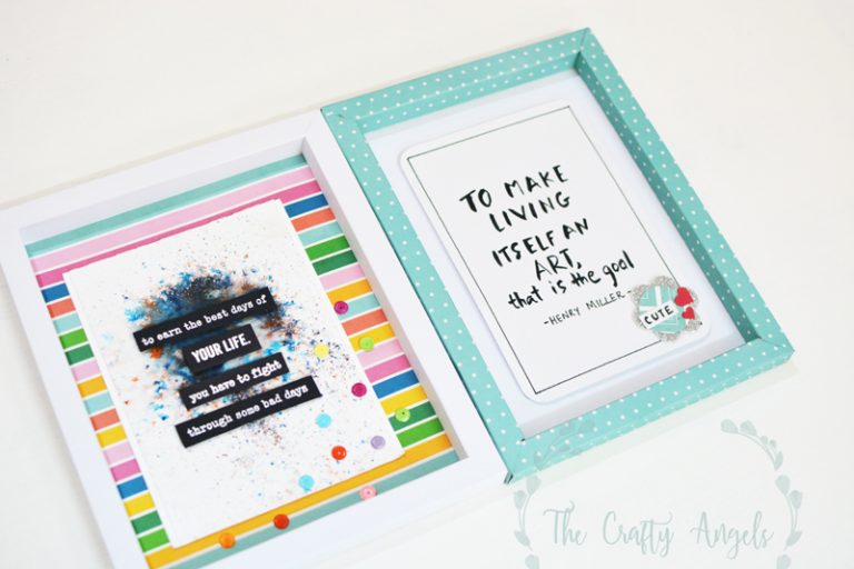 DIY Shadow Box Tutorial » The Crafty Angels