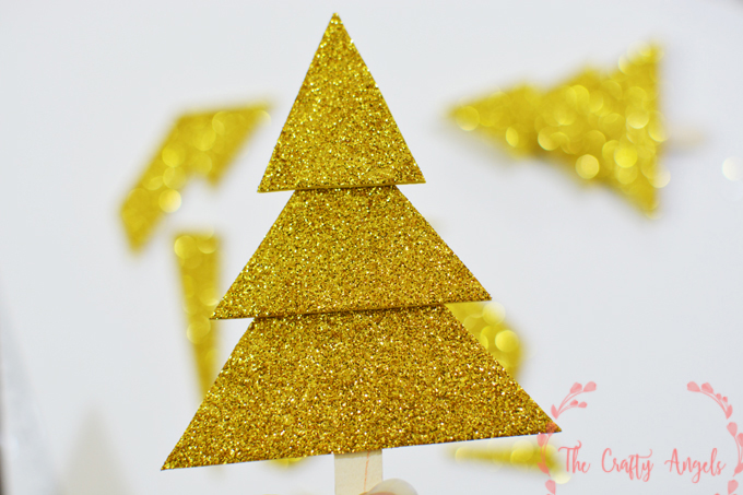 DIY Mini Christmas Tree Ornament » The Crafty Angels