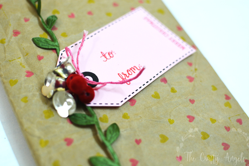 DIY Stamped wrapping paper » The Crafty Angels