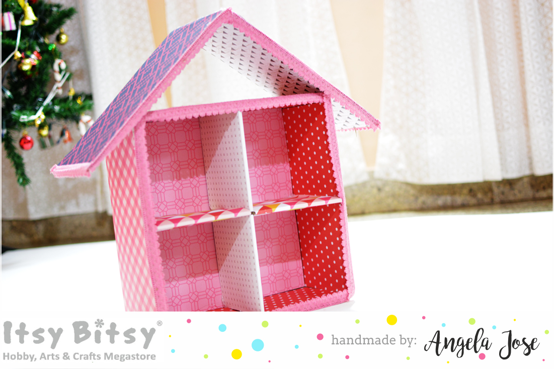 Darling DIY Dollhouse with Cardboard boxes » The Crafty Angels