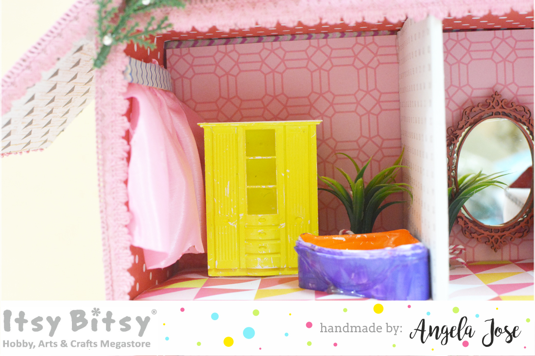 Darling DIY Dollhouse with Cardboard boxes » The Crafty Angels