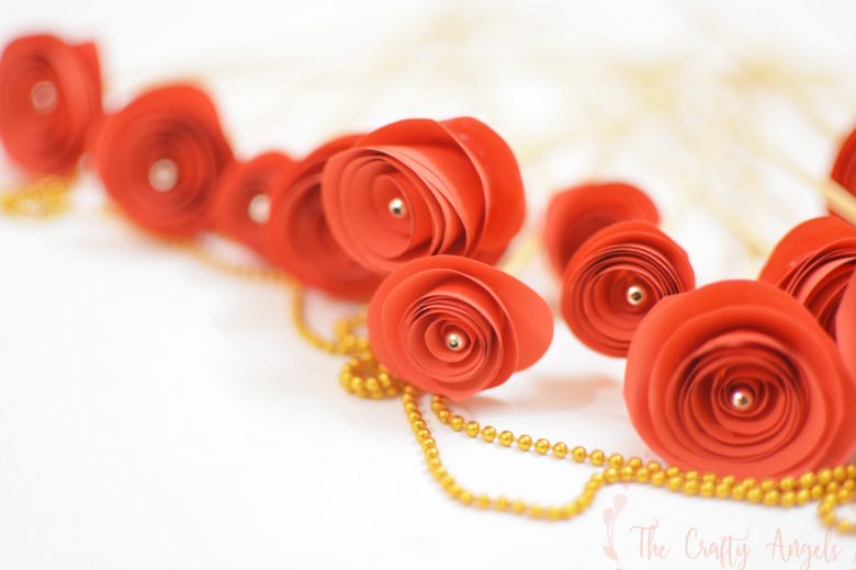 Swirl paper roses tutorial » The Crafty Angels