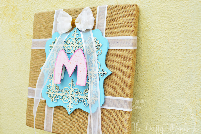 Making chic DIY Monogram wall art for Nursery » The Crafty Angels