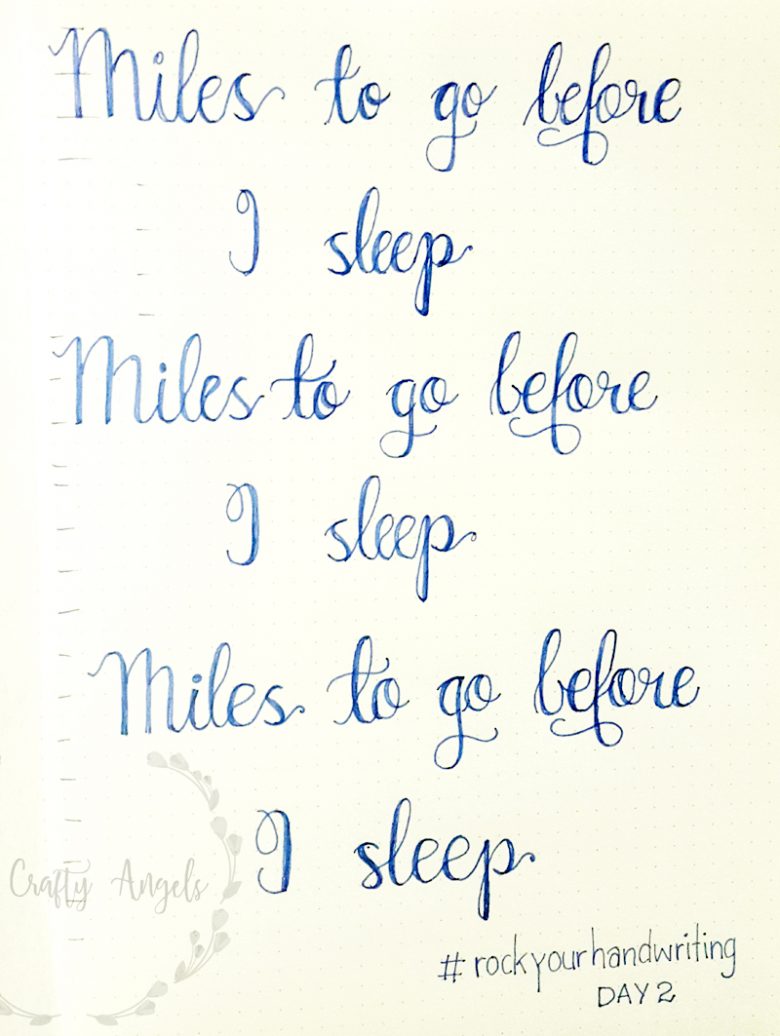 My calligraphy journey – milestone achieved ft. Priya Prithviraj » The ...
