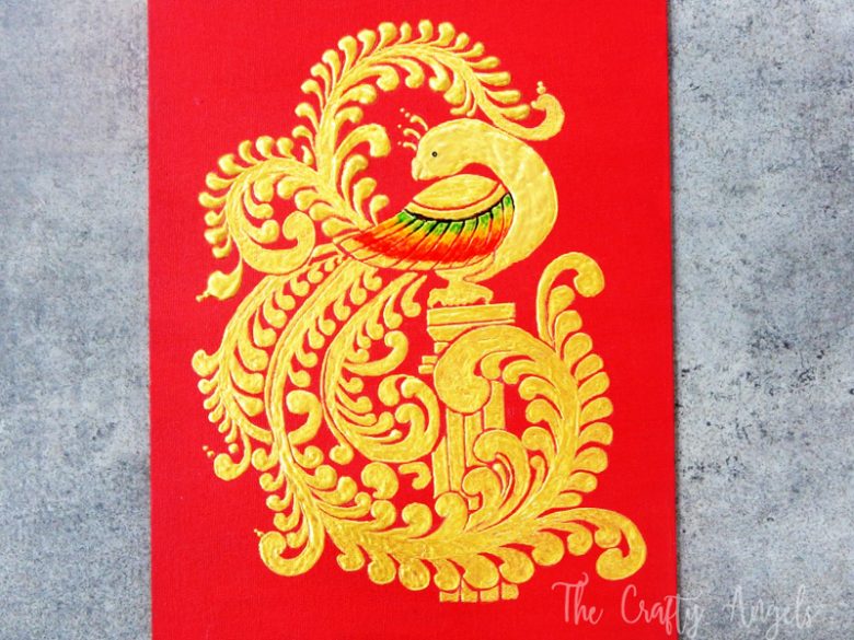 Making of Tanjore Painting : A simple tutorial » The Crafty Angels