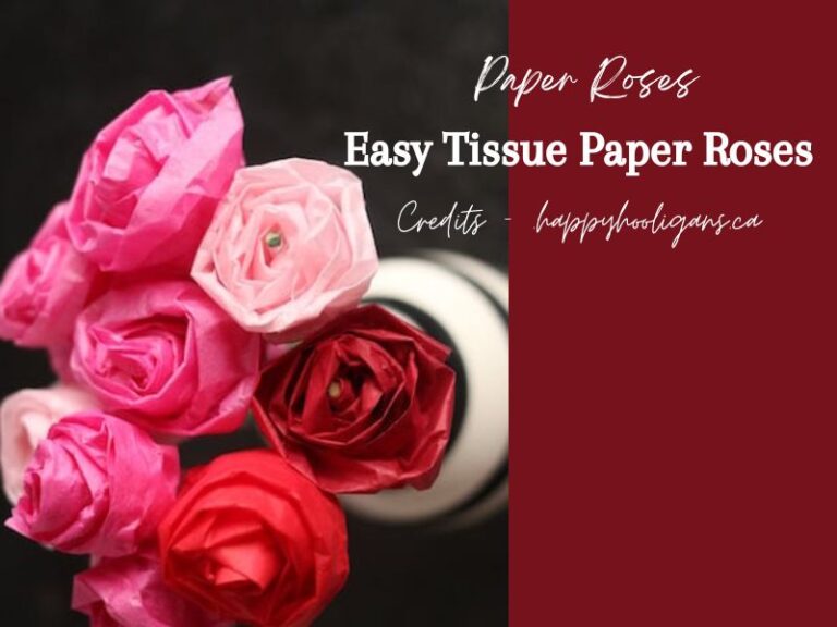 How to Make Paper Roses: 6 Easy Tutorials » The Crafty Angels