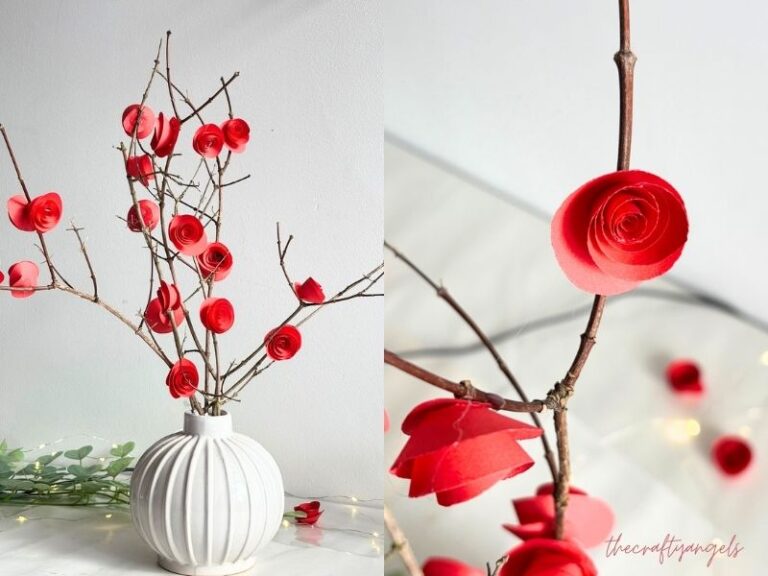 Easy Paper Roses tutorial for Valentines » The Crafty Angels