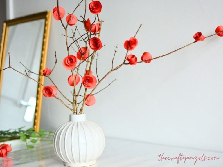 Easy Paper Roses tutorial for Valentines » The Crafty Angels